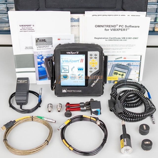 Pruftechnik VibXpert II Dual Channel Vibration Analyzer - Point Analyzer