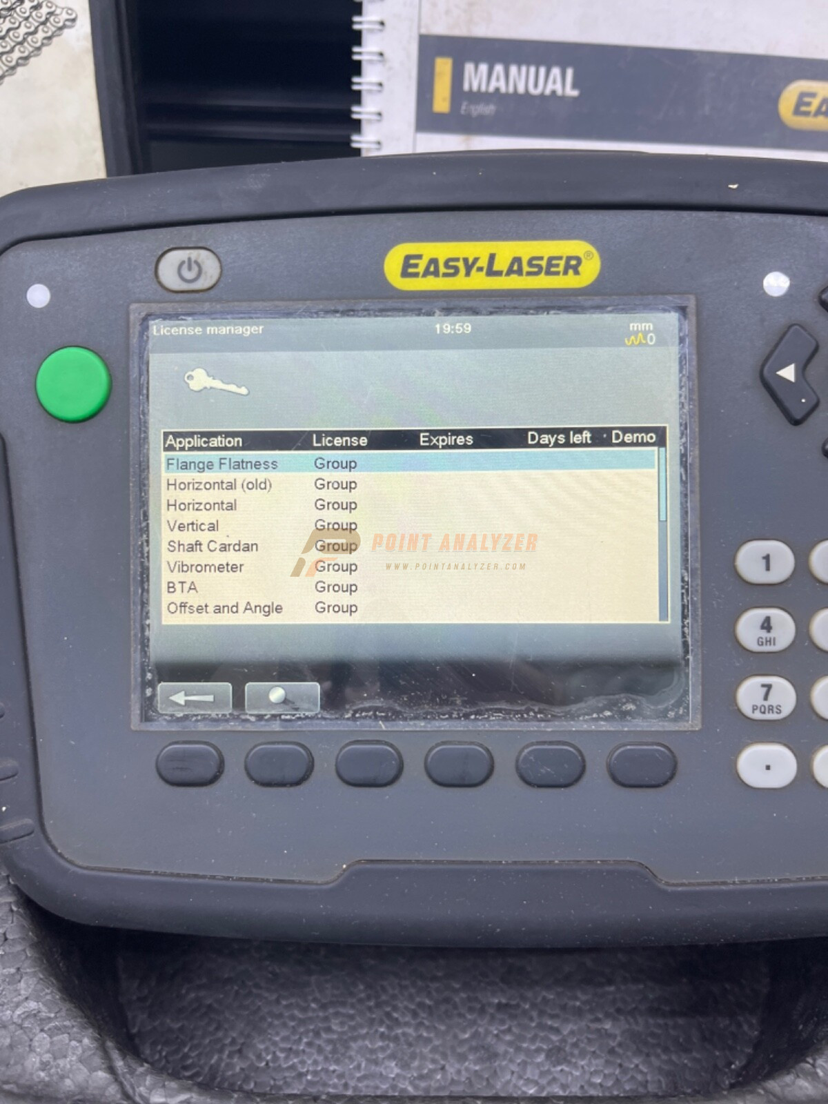 Easy-Laser E710 laser Shaft Alignment Measurement System - Point Analyzer