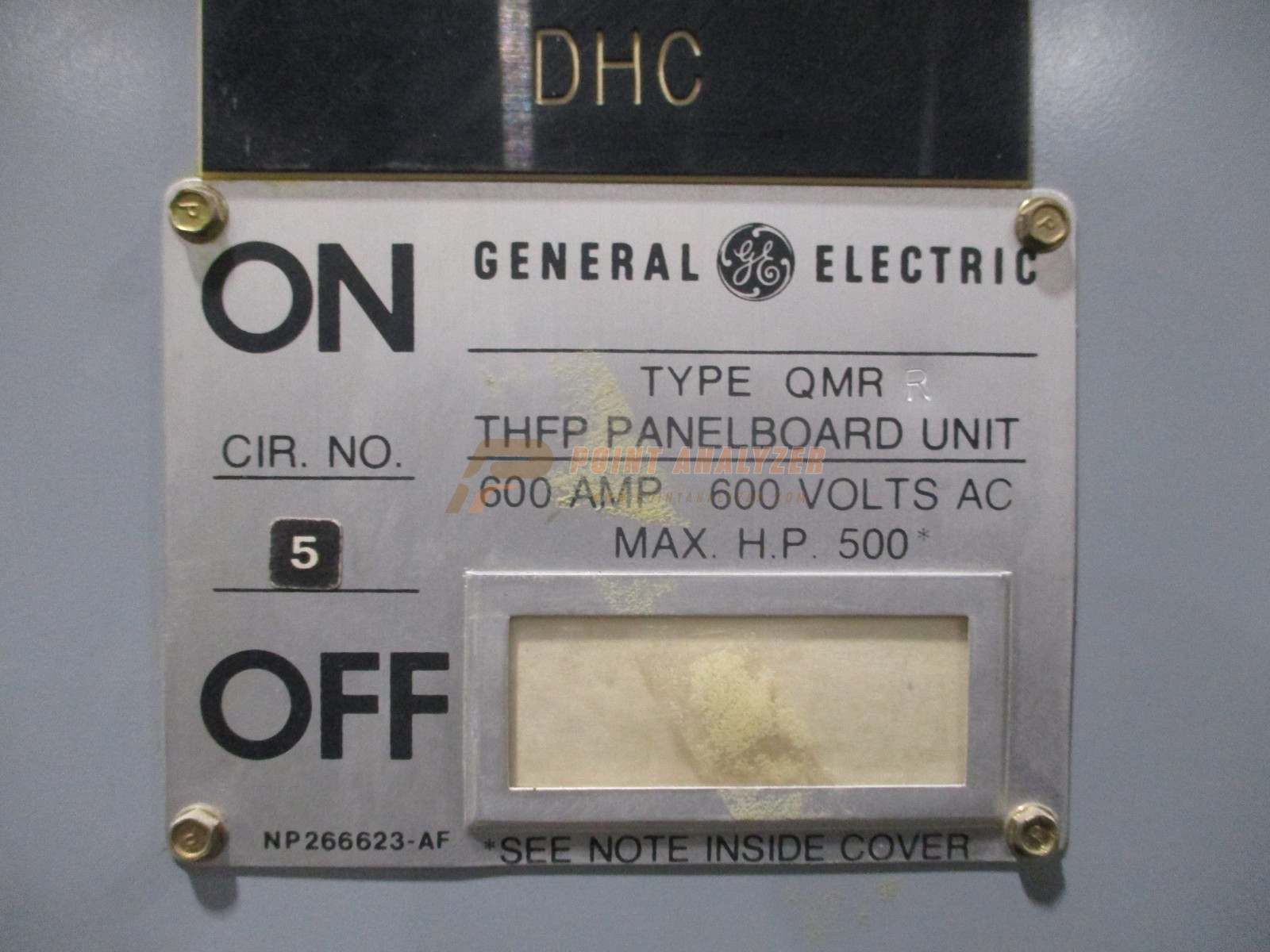 GE 4000A AV Line Up With Ground Fault QA-4033-CBC - Point Analyzer