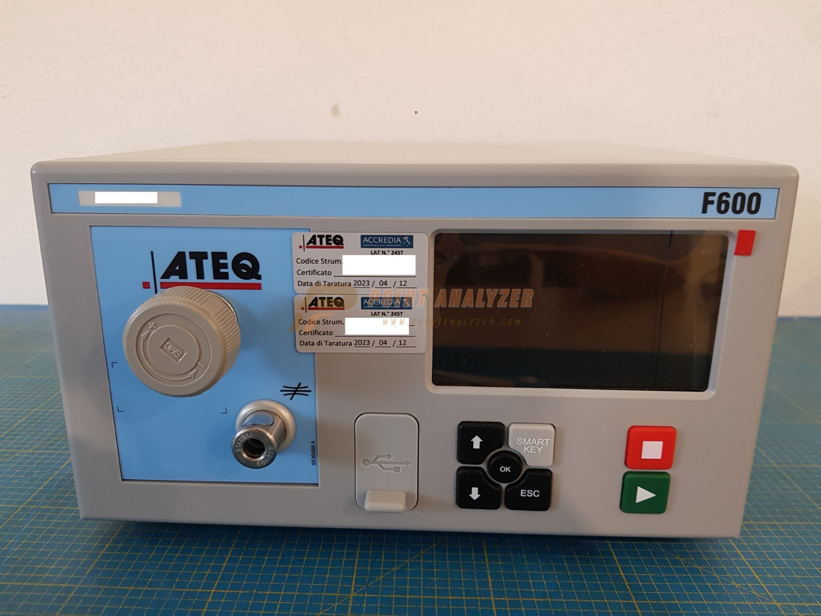 ATEQ F600 leak detector - Point Analyzer
