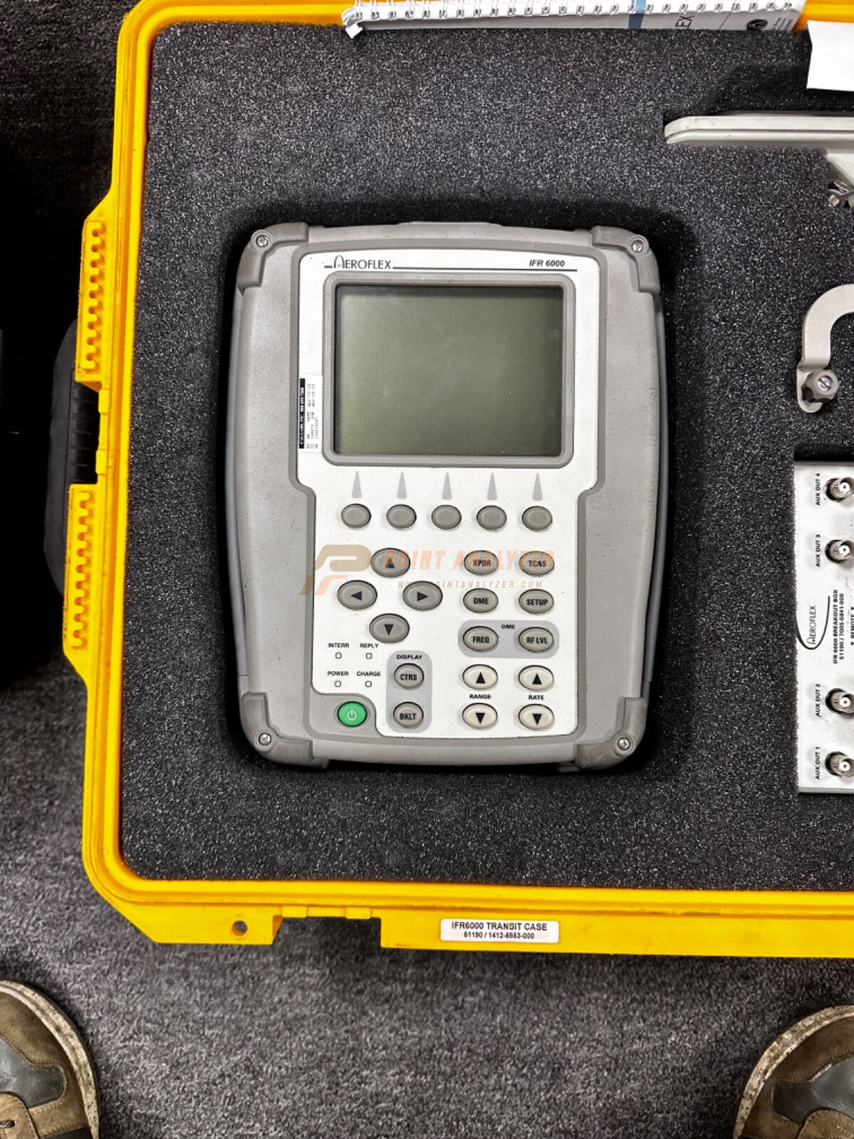 ifr 6000 ATC, DME, TCAS, ADSB Test Set Calibration - Point Analyzer