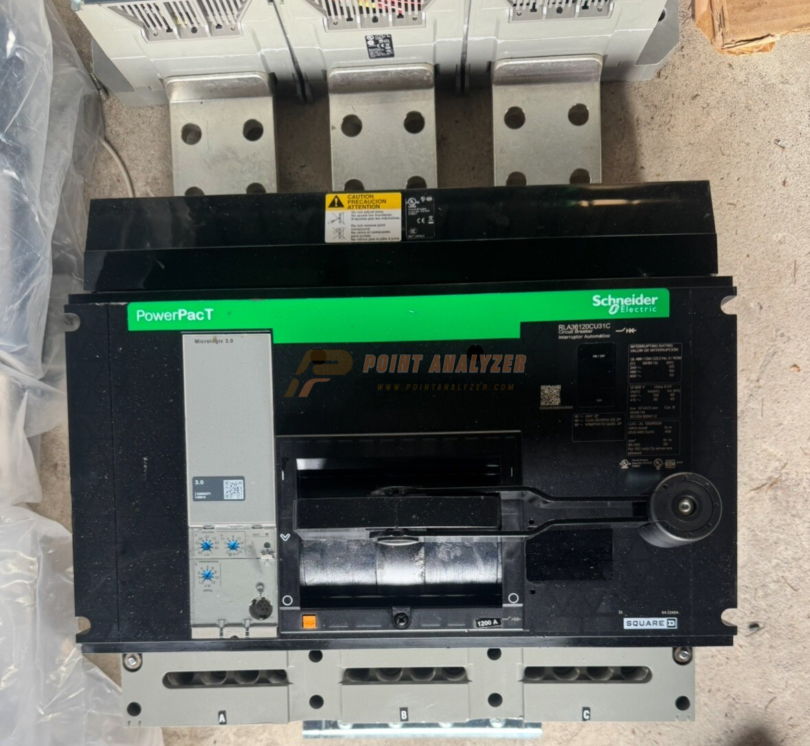 NEW SQUARE D R FRAME CIRCUIT BREAKERS 1000A 1200A - Point Analyzer