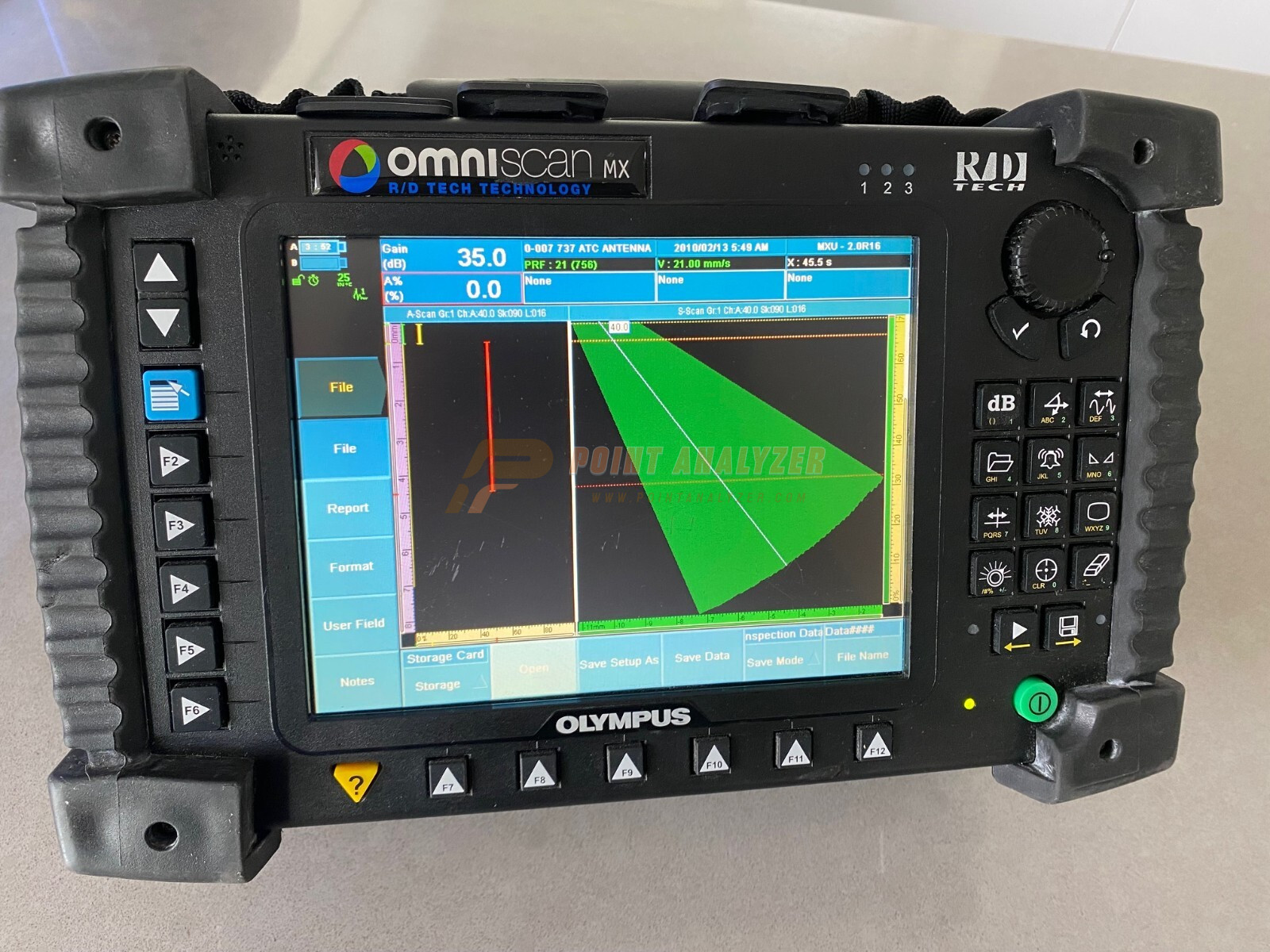 OLYMPUS OMNISCAN MX PHASED ARRAY ULTRASONIC FLAW DETECTOR in Great ...