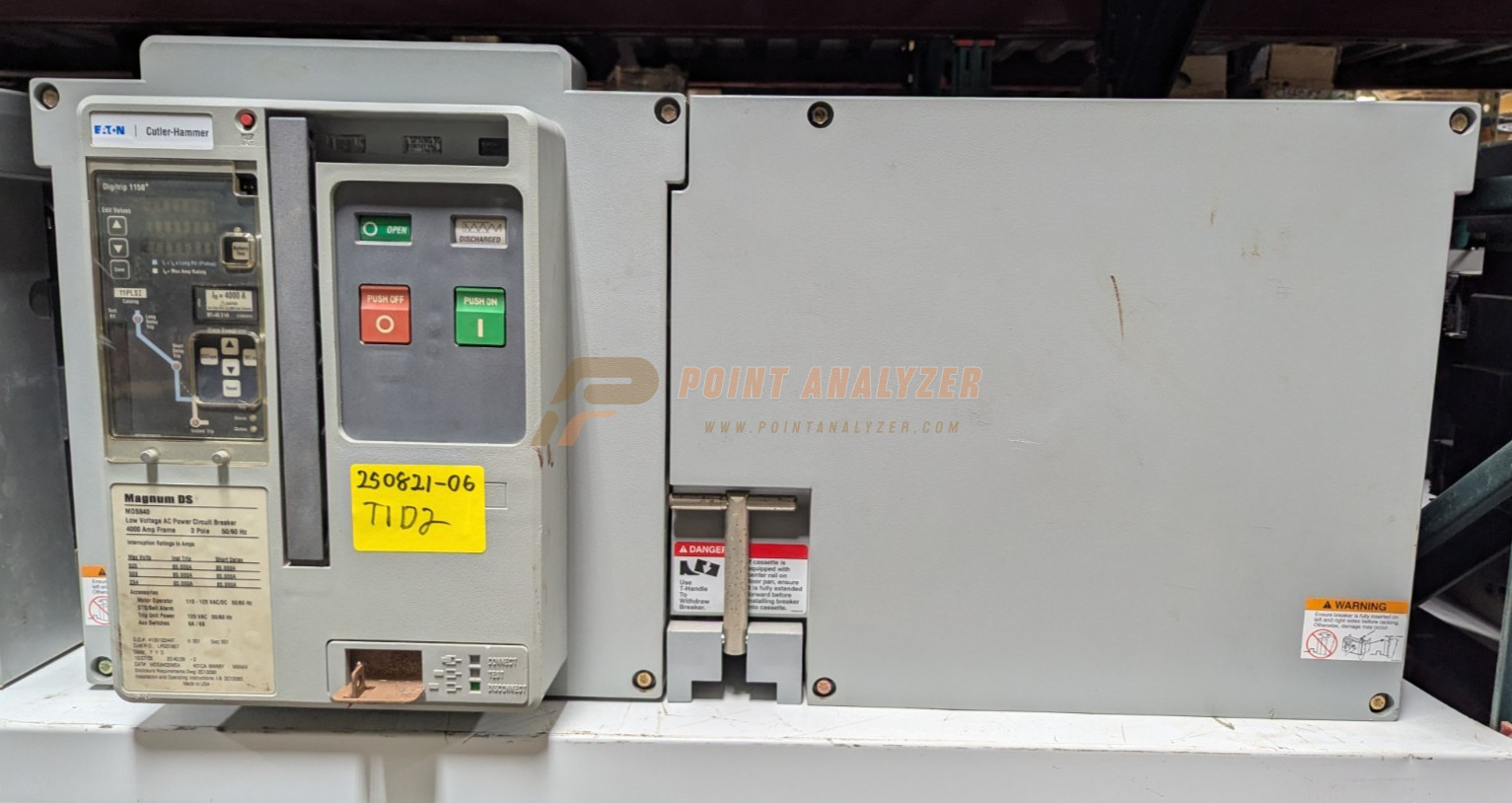 EATON CUTLER-HAMMER MAGNUM DS MDS8403WEA 4000AMP - Point Analyzer